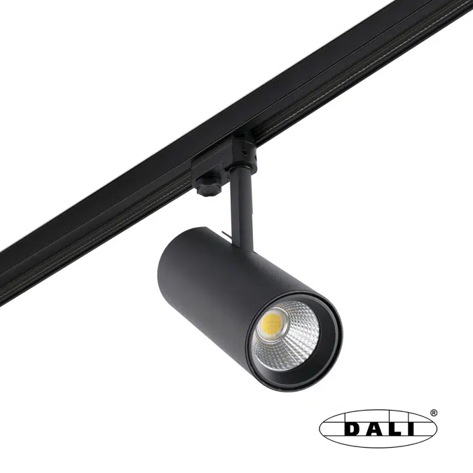 BIM objects - Free download! FUGA LARGE BLACK LED 18W 3000K 24° DALI ...