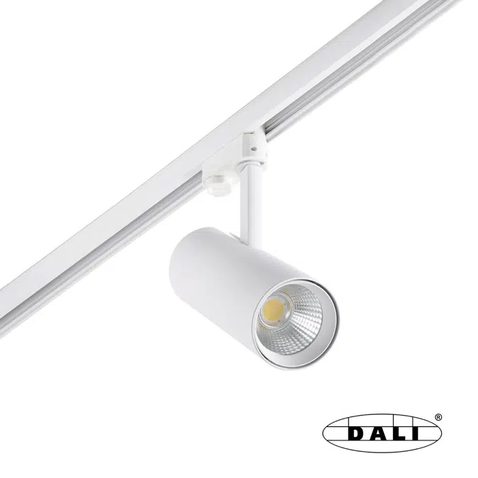 BIM objects - Free download! FUGA LARGE WHITE LED 18W 3000K 60° DALI ...