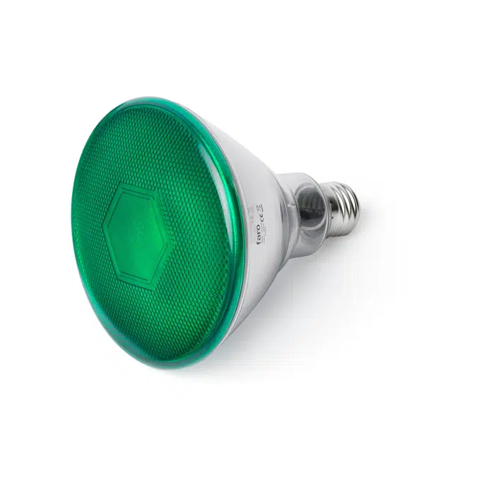 BIM objects - Free download! Bulb E27 PAR38 LED 10W 4000K 400LM green | BIMobject