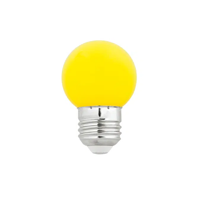 BIM objects - Free download! Bulb G45 YELLOW E27 1W LED | BIMobject