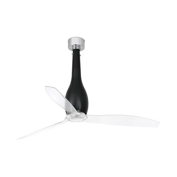 BIM objects - Free download! ETERFAN Matt black/transparent fan with DC ...