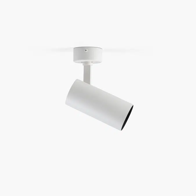 BIM objects - Free download! FOST SURFACE White projector Ø64 14W 35 ...