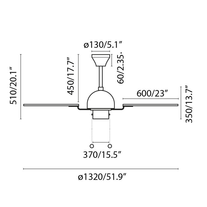 BIM objects - Free download! CUBA Old gold ceiling fan | BIMobject