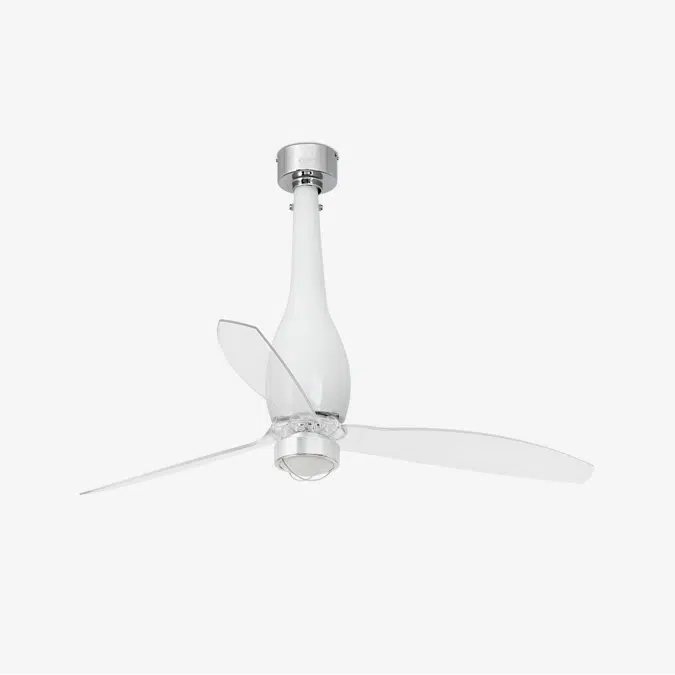 BIM objects - Free download! ETERFAN M LED Shiny white/transparent fan ...