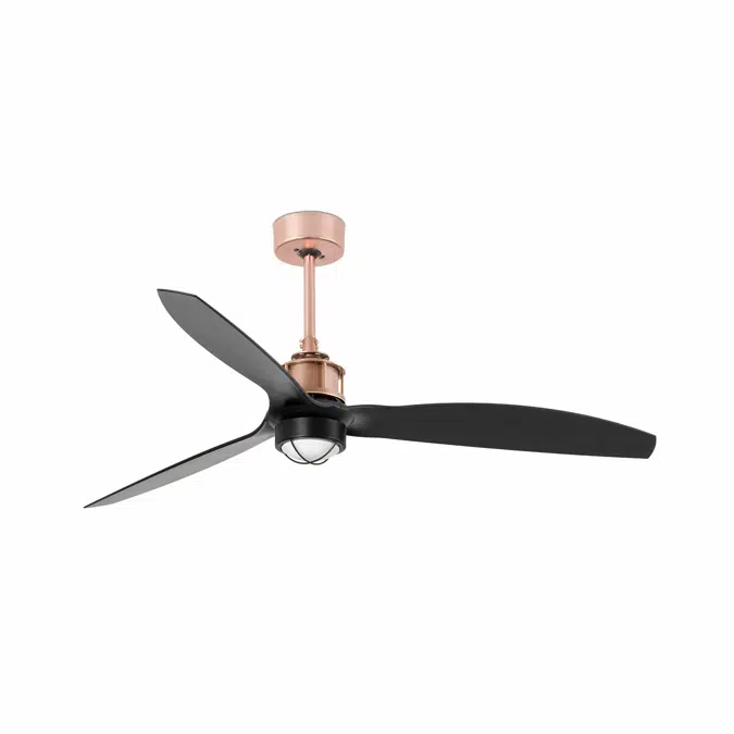BIM objects - Free download! JUST FAN M LED Copper/black fan SMART ...