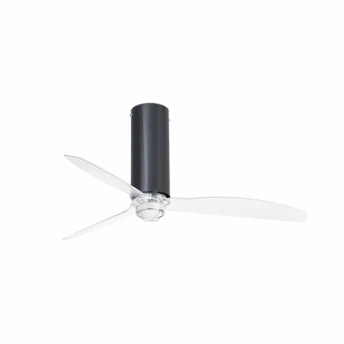 BIM objects - Free download! TUBE FAN M Shiny black/transparent fan DC ...