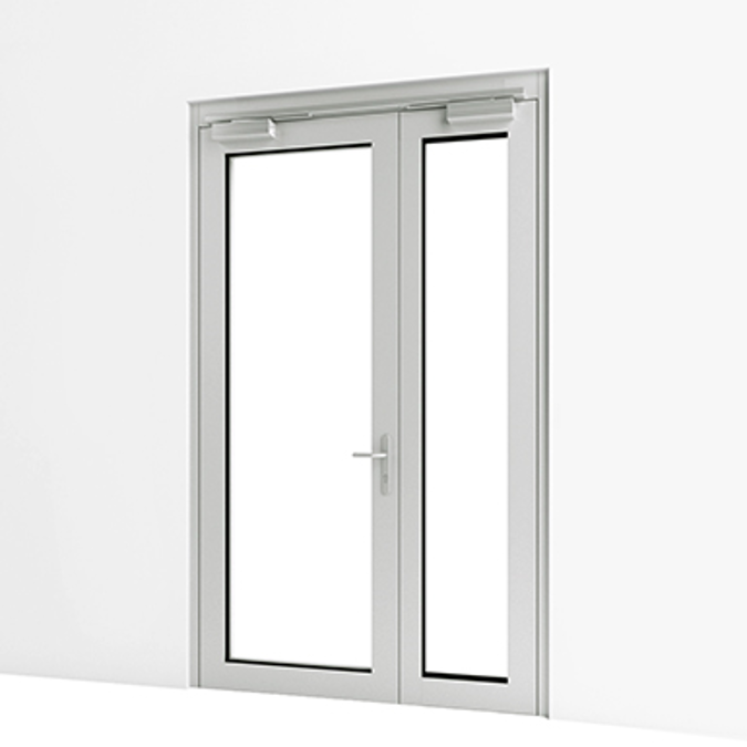 BIM objects - Free download! Exterior Double Door | BIMobject