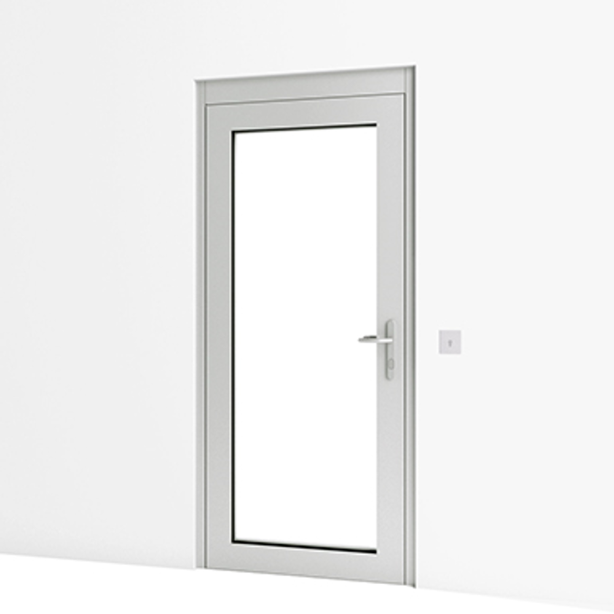 BIM objects - Free download! Exterior Door w/ Escape Route Terminal ...