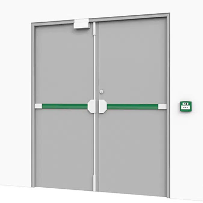 BIM objects - Free download! Egress Door with FG-approved Motorlock ...