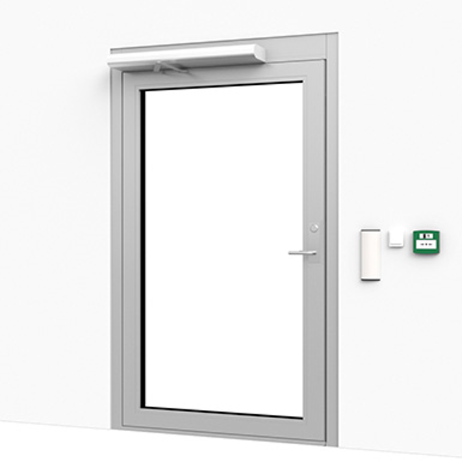 BIM objects - Free download! Office Door Secure Entrance | BIMobject