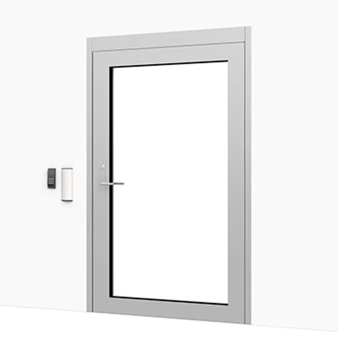 BIM objects - Free download! Office Door Secure Entrance | BIMobject