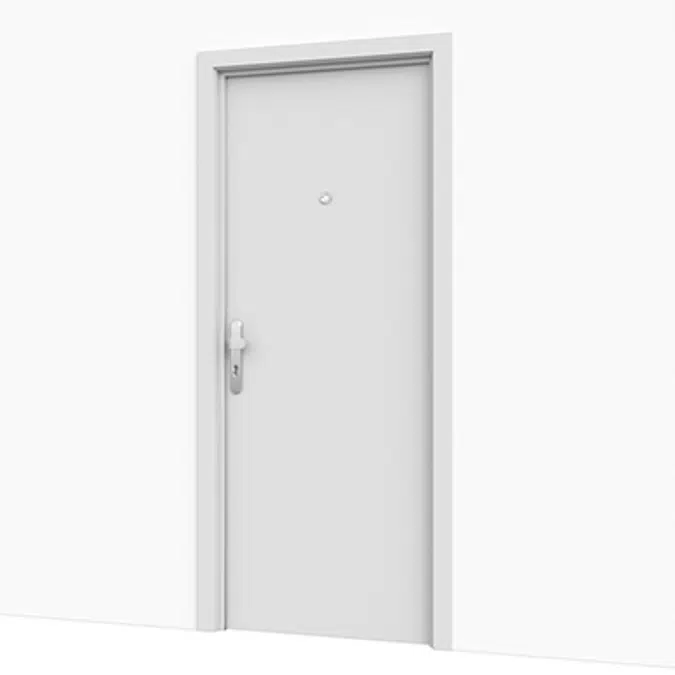 BIM objects - Free download! Apartment Entrance Door | BIMobject
