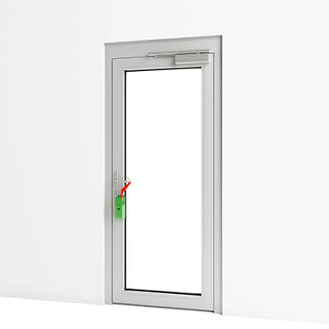 BIM objects - Free download! Emergency Exit Door w/ Escape Control ...