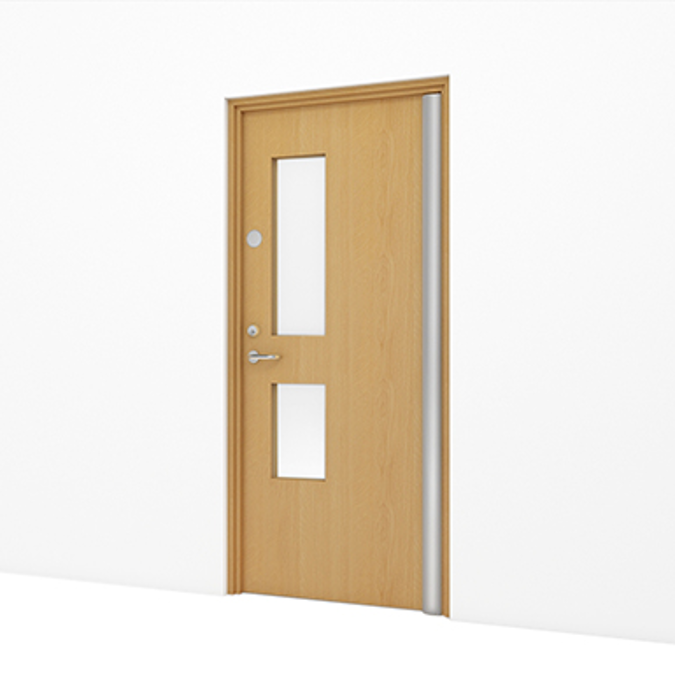 BIM objects - Free download! Timber Door, Premium Education – Single ...