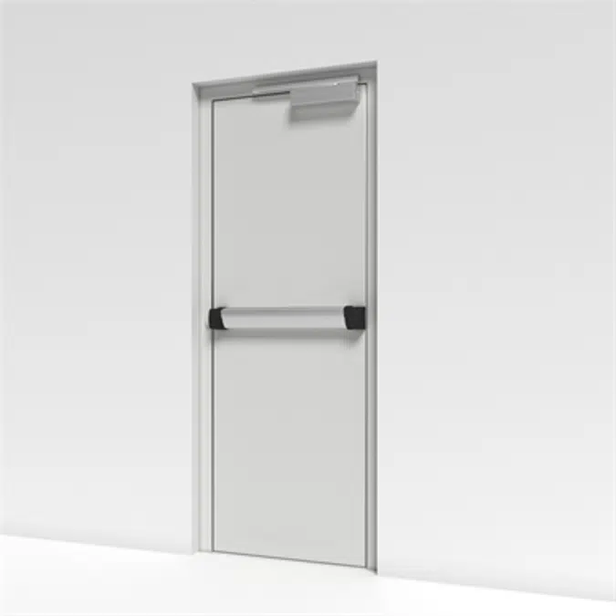 BIM objects - Free download! Controlled emergency exit door | BIMobject