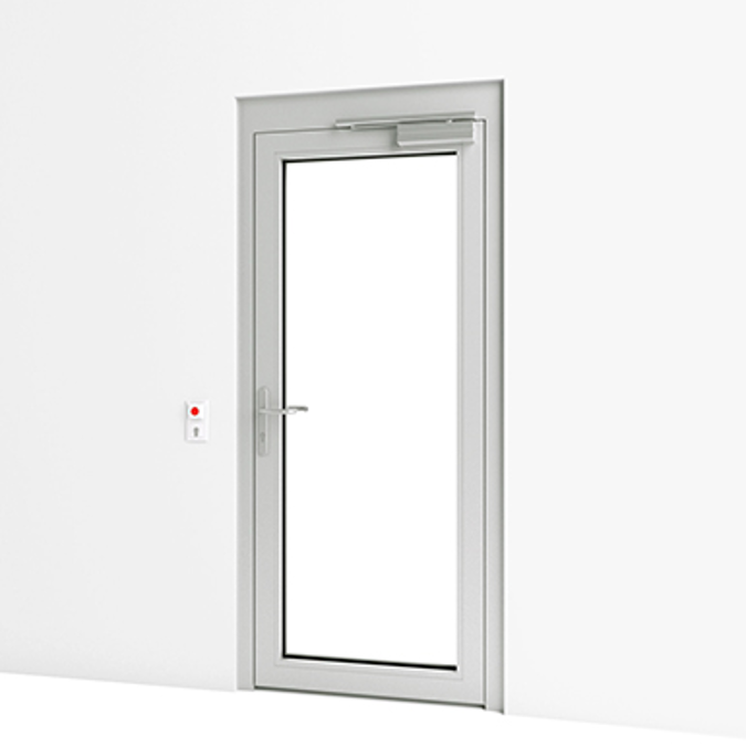 BIM objects - Free download! Exterior Door w/ Escape Route Terminal ...