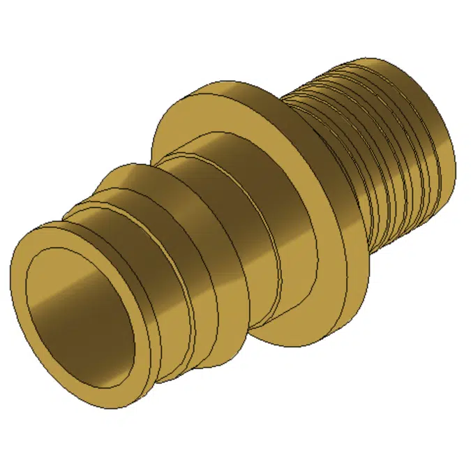 BIM objects - Free download! ProPEX LF Brass to Polybutylene (PB ...