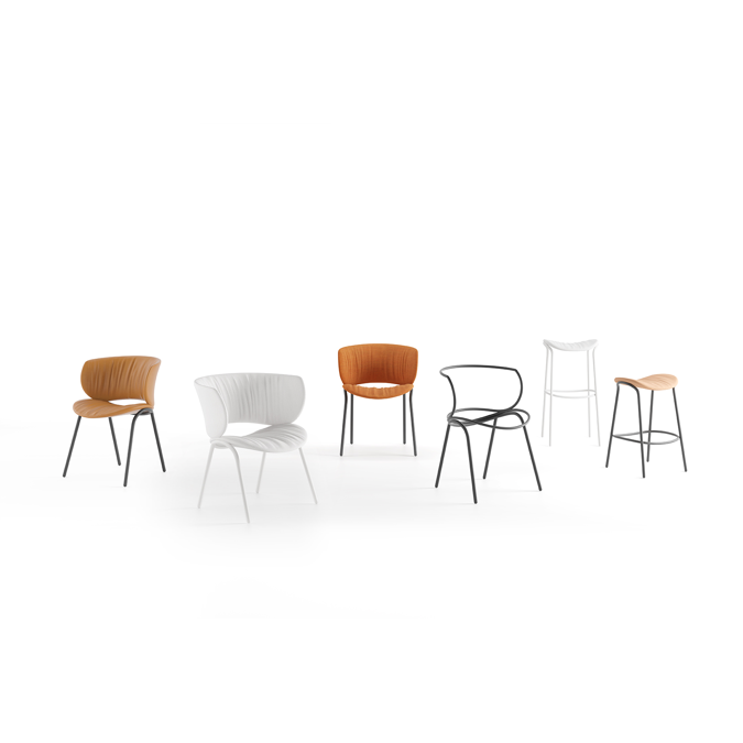 BIM objects - Free download! Funda Bar Stool | BIMobject