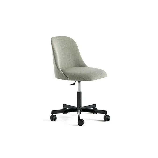 Objetos BIM - ¡Descarga gratis! Aleta Chair - Five casters swivel base ...