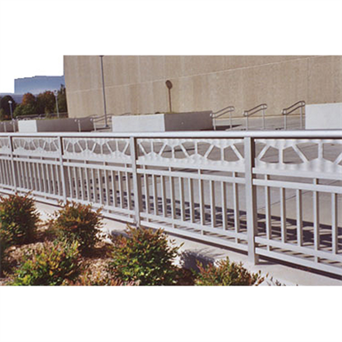 BIM objects - Free download! Aluminum Picket Railing, Picket Railing ...