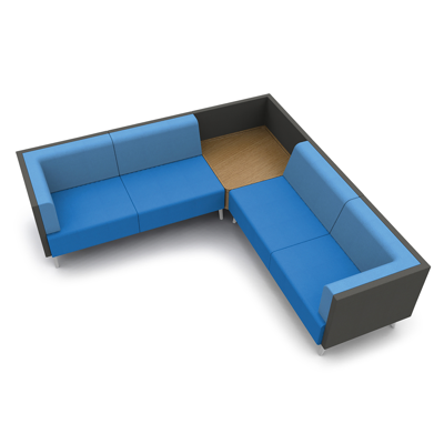 BIM objects - Free download! Tryst L-shape Sofas | BIMobject