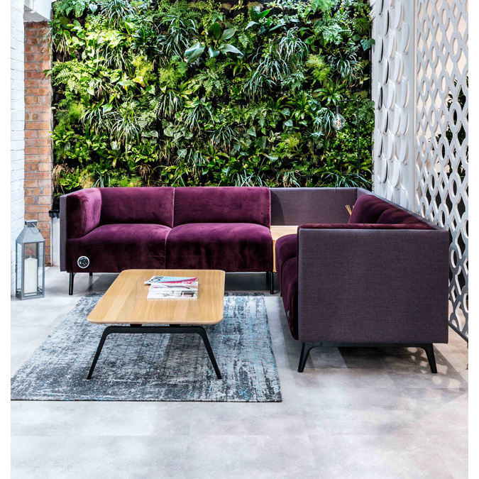 BIM objects - Free download! Tryst L-shape Sofas | BIMobject