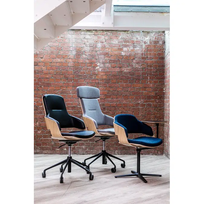 BIM objects - Free download! Assemble-Medium back chair | BIMobject