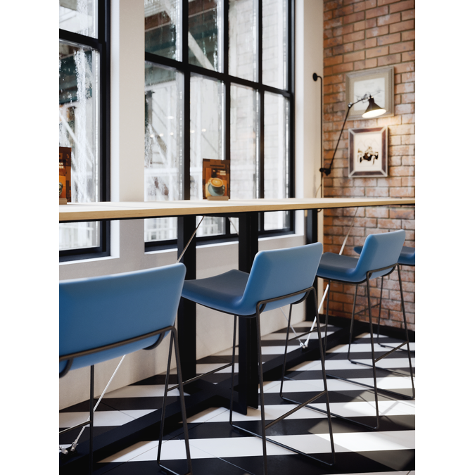 BIM objects - Free download! Swoosh Stools | BIMobject