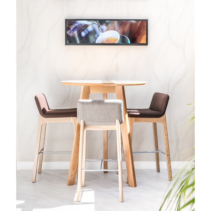 BIM objects - Free download! Swoosh Stools | BIMobject