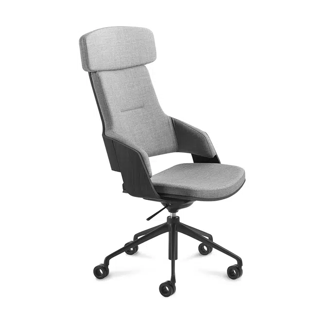 BIM objects - Free download! Assemble-High Back Chair | BIMobject