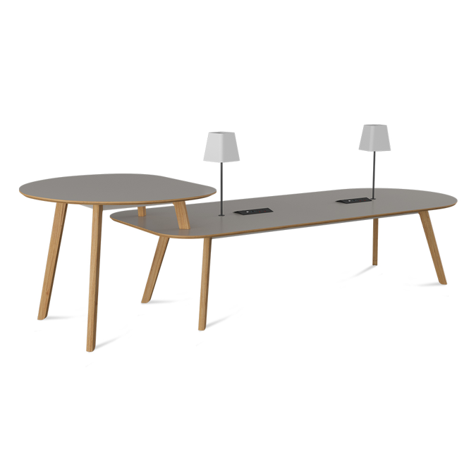 BIM objects - Free download! Co. Table – Dual Height | BIMobject