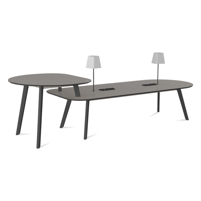 BIM objects - Free download! Co. Table – Dual Height | BIMobject