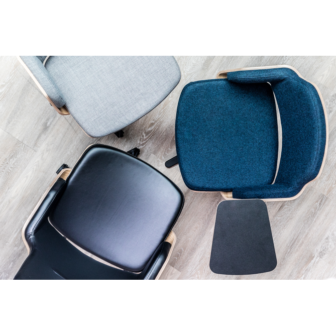 BIM objects - Free download! Assemble-Low Back Chair | BIMobject