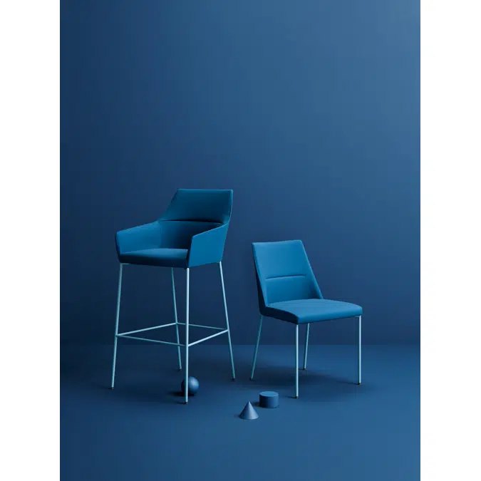 BIM objects - Free download! Chic Bar Stools | BIMobject
