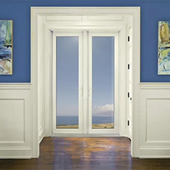 BIM objects - Free download! Premium Atlantic-Vinyl, Outswing 2-Panel ...