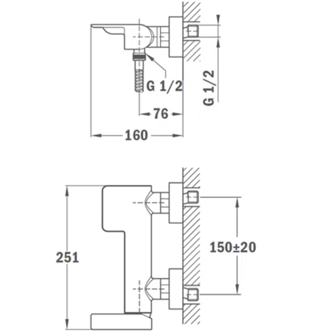 BIM objects - Free download! FORMENTERA shower mixer | BIMobject BIM objects - Free download! FORMENTERA shower mixer | BIMobject