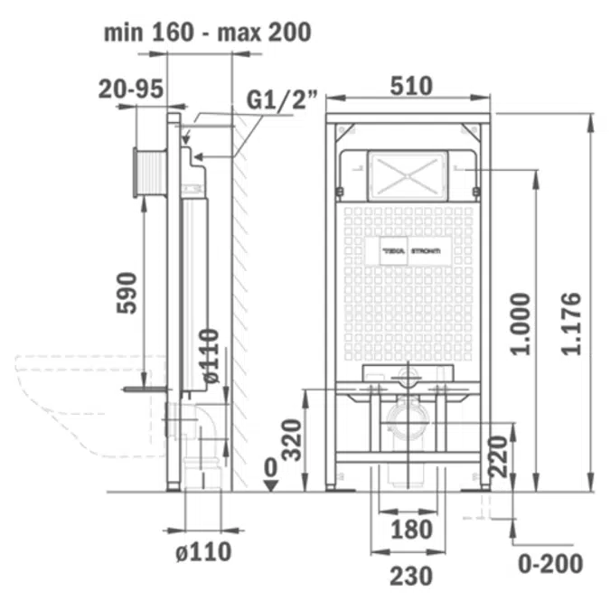 BIM objects - Free download! TEKMODUL 2 concealed flush system | BIMobject