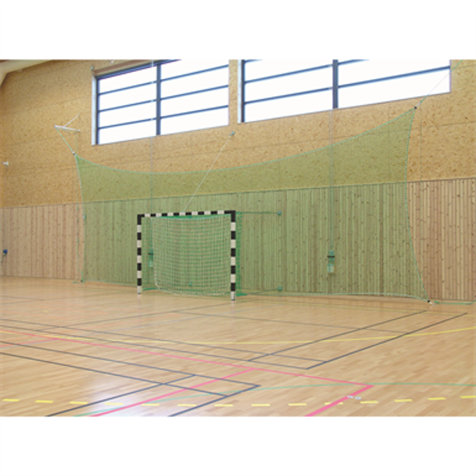 BIM objects - Free download! Back-drop Netting 4x11 m (incl brackets ...