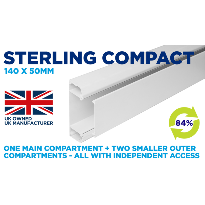 BIM objects - Free download! Sterling Compact Trunking PVC-U | BIMobject