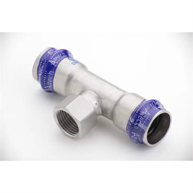 BIM objects - Free download! Press V-profile, Tee, female thread ...