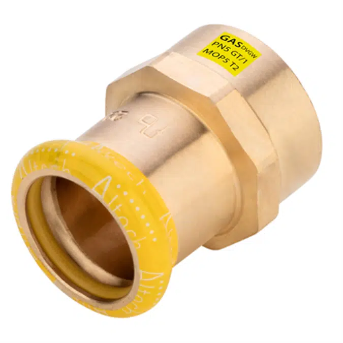 BIM objects - Free download! Press M-profile, GAS, Coupler female ...