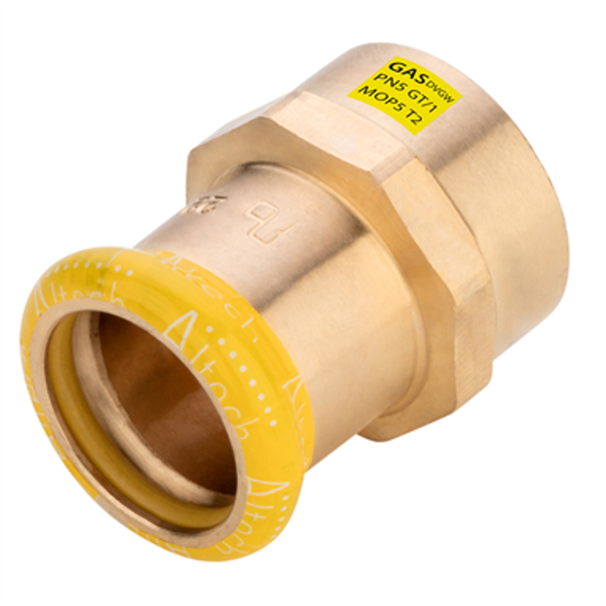 BIM objects - Free download! Press M-profile, GAS, Coupler female ...