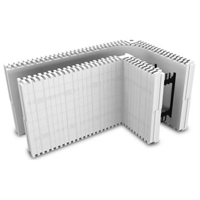 BIM objects - Free download! BuildBlock ICFs 90-Degree Corner 4 ...