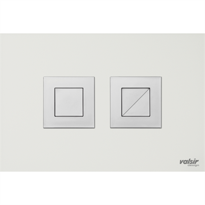 BIM nesneleri - Ücretsiz indirin! PUSH PLATES WC - CRYSTAL | BIMobject