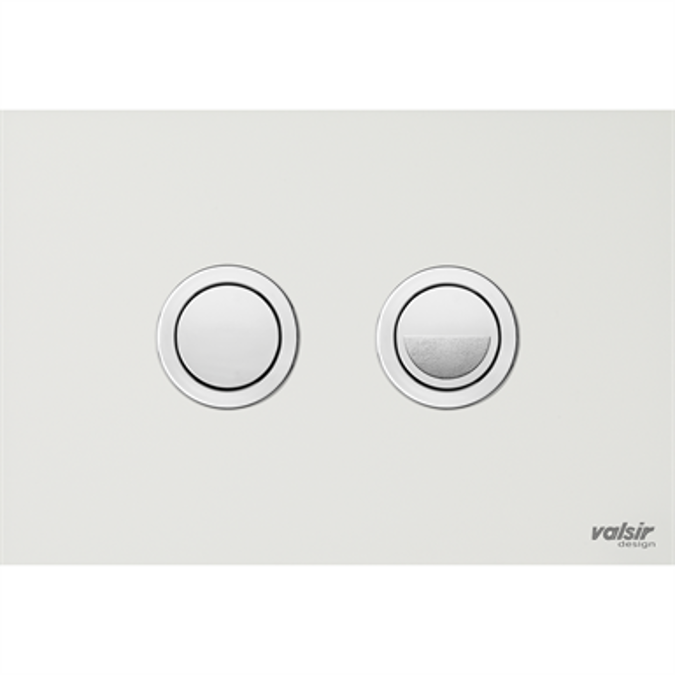 BIM nesneleri - Ücretsiz indirin! PUSH PLATES WC - CRYSTAL | BIMobject