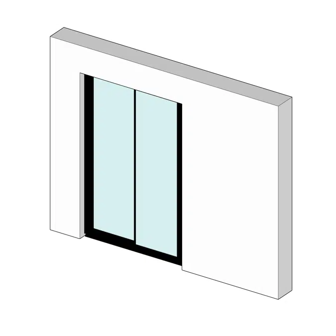 Obiekty BIM - Pobierz za darmo! Titoni Icon Sliding Aluminum Sliding ...