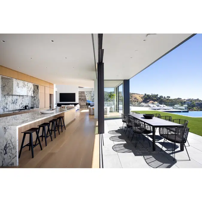 BIM objects - Free download! Titoni Seamless Aluminum Sliding Door ...