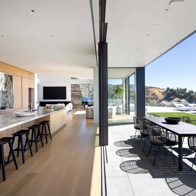 BIM objects - Free download! Titoni Seamless Aluminum Sliding Door ...