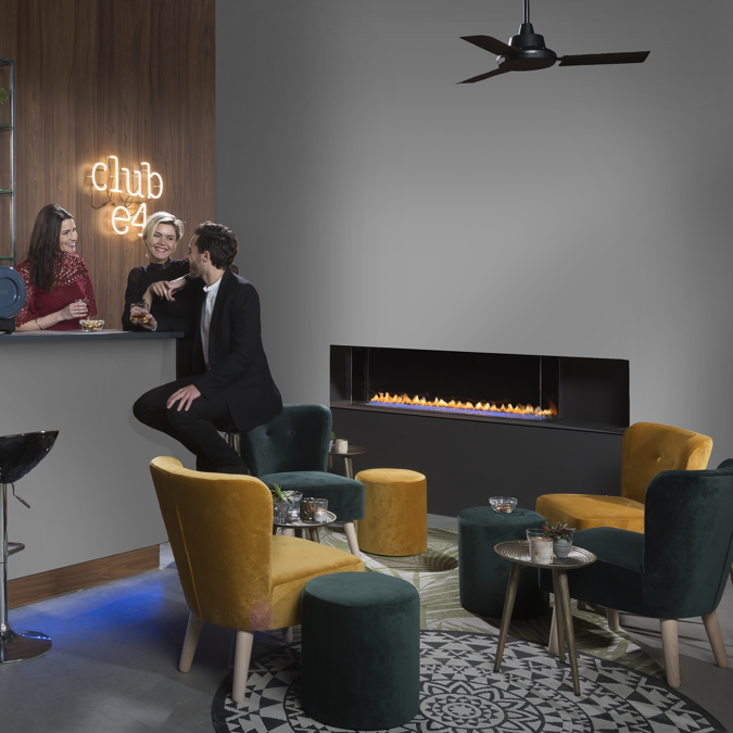 BIM-objekter – gratis download! Club 140: 3-Sided Gas Fireplace | BIMobject