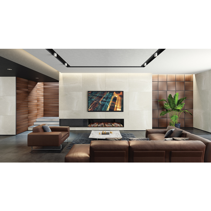BIM 객체 - 무료로 다운로드하세요! Avesta: Corner Style Electric Fireplace | BIMobject